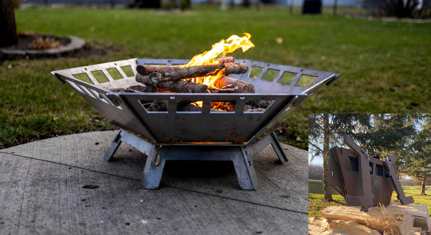 Portable Fire Pit and Outdoor Cooking Gear - Nordic Fire